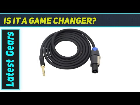 XMSJSIY Speakon to 1/4" Speaker Cable: Essential Audio Connection