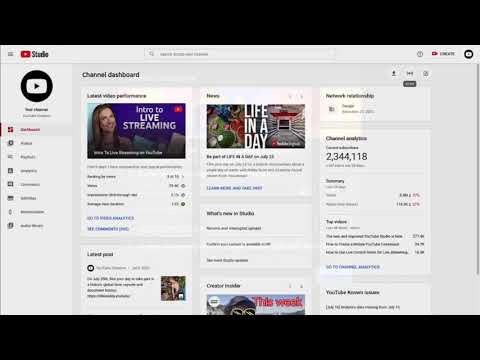 How to get your RTMP URL & Stream Key from Youtube Studio Live?