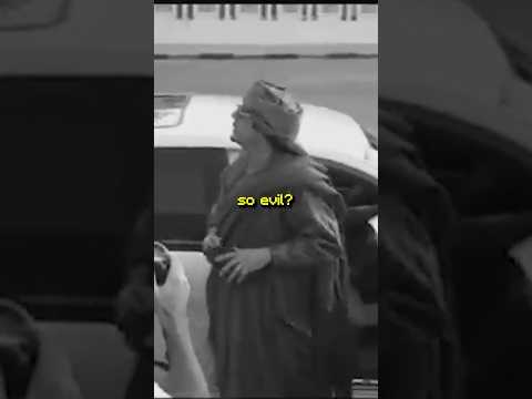Evil Things Gaddafi Did