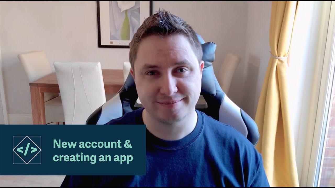 New account & creating an app