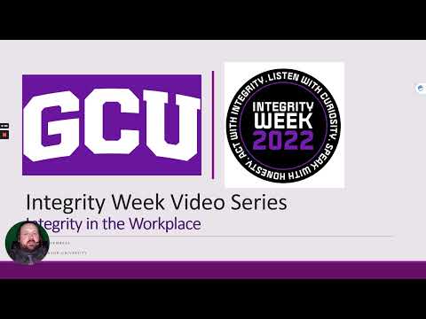 Integrity in the Workplace Presentation