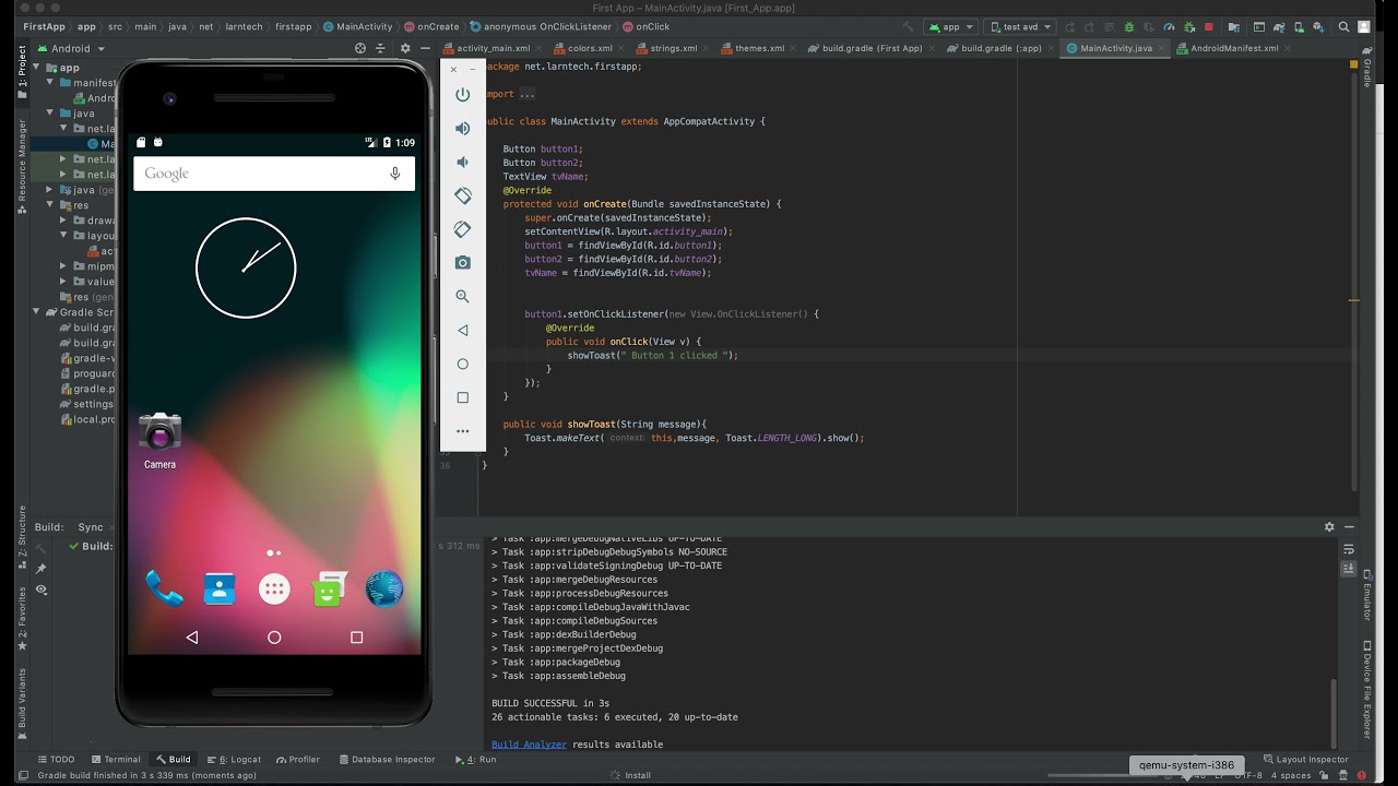 Android Studio Working With Java Files - Android Studio Fundamentals