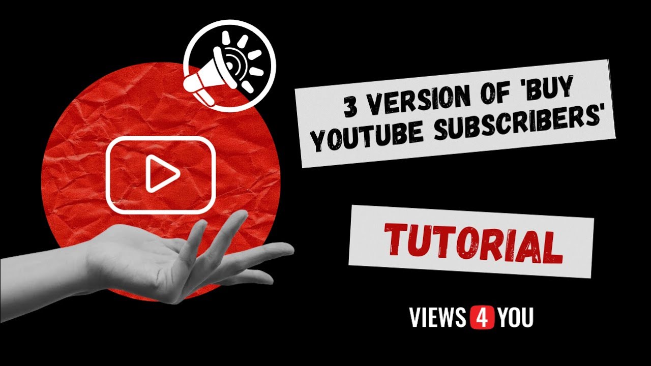 Buy YouTube Subscribers - Real, Instant Delivery & Only $2.89