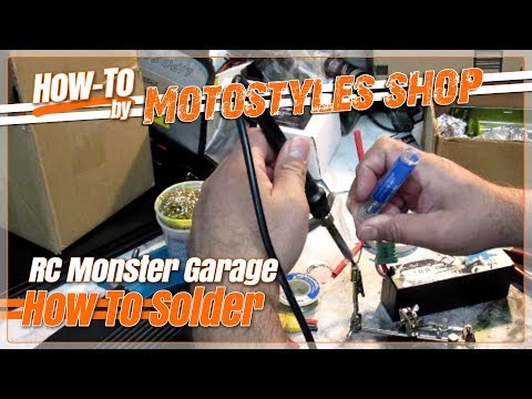 How to Solder 6.5 mm & 8 mm Castle Creation Connectors to Battery, ESC & Motor