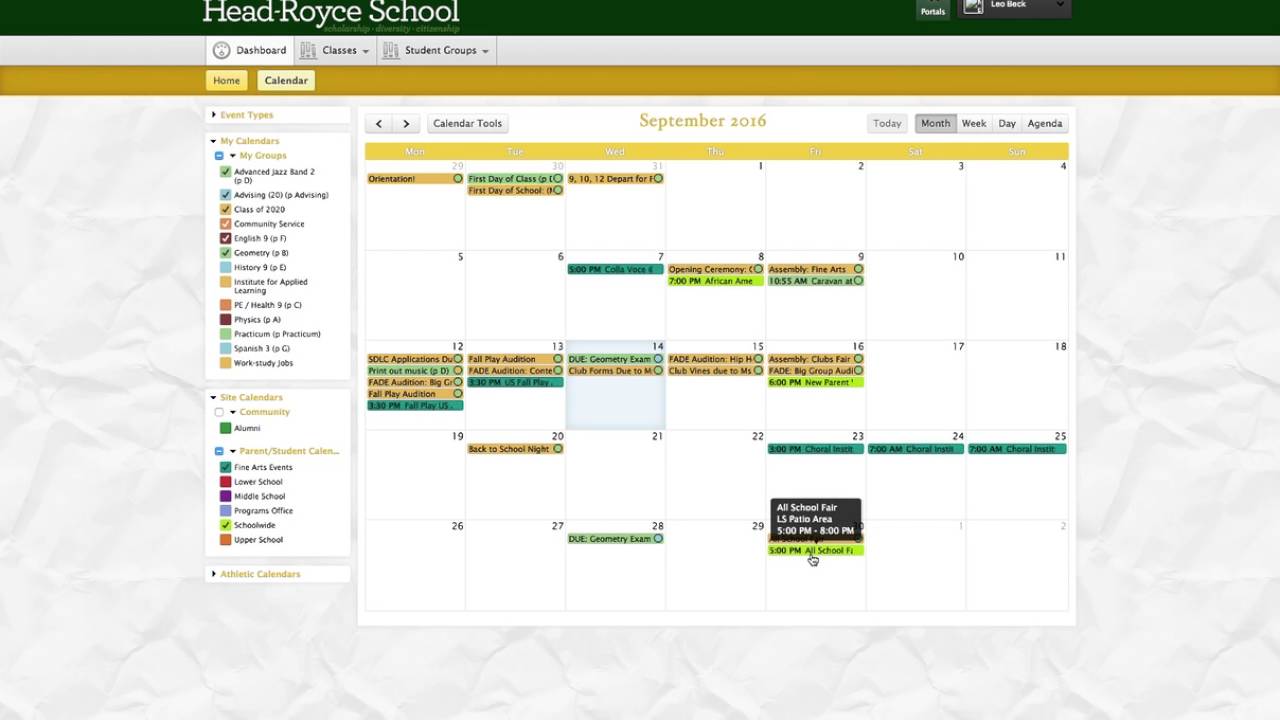 Student Portal Dashboard