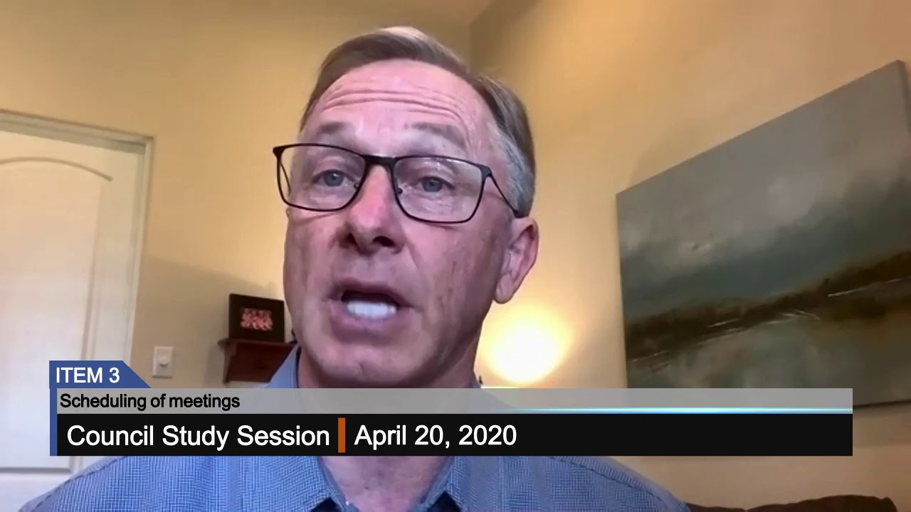 Council Study Session - 4/20/20