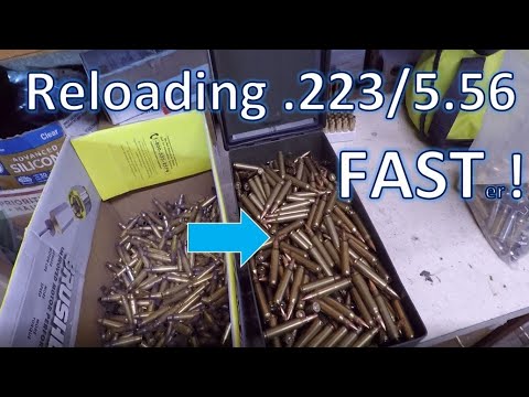 Reloading .223 FAST METHOD
