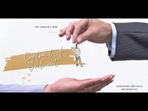CONTRACT OF BAILMENT| INDIAN CONTRACT ACT| #Bailment #Contract #Provisions