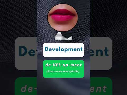 Stop Saying "Develop-ment" ❌ | Correct Pronunciation of Development ✅ | #pronunciation #development