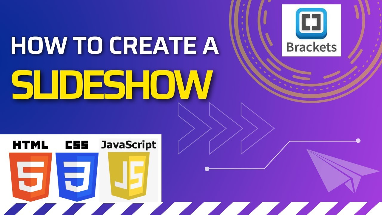 SLIDESHOW!  How to code a slideshow in brackets  #CoderKid