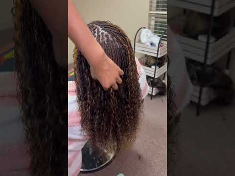Tree braids with human hair