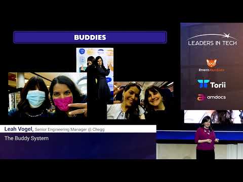 Leah Vogel @ Leaders in Tech 22 - The Buddy System