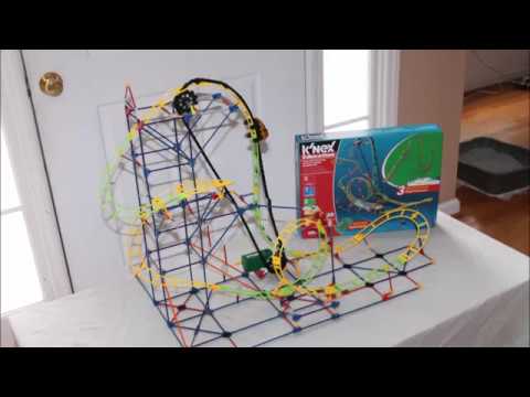 K'nex Education Roller Coaster (Unboxing, Build, and Review)(All 3 Models)