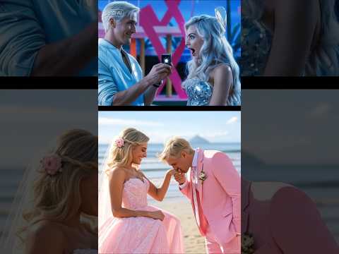 KEN PROPOSE TO BARBIE MARRY AI SCENE