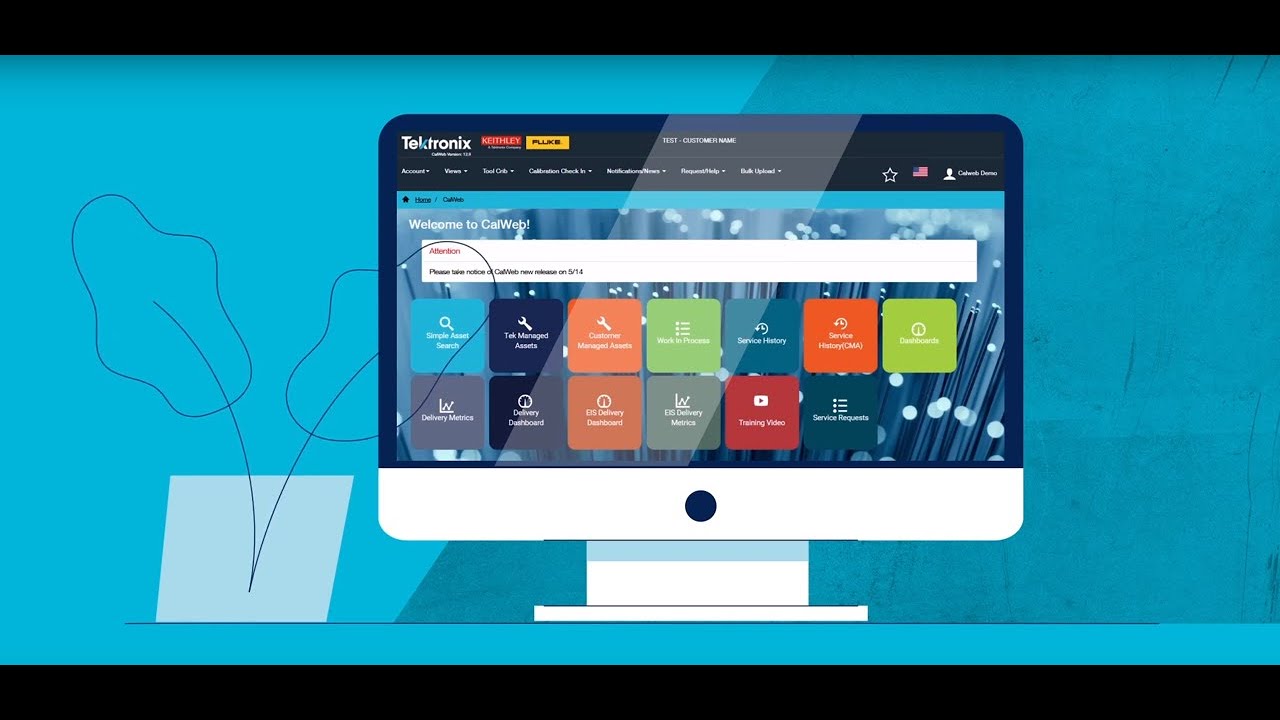 Calibration Program Management with CalWeb's AssetView From Tektronix