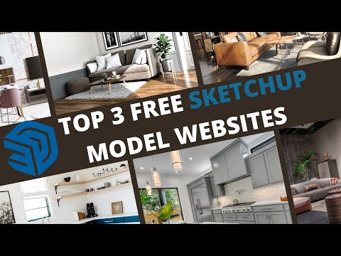 The top 3 free download SketchUp models websites