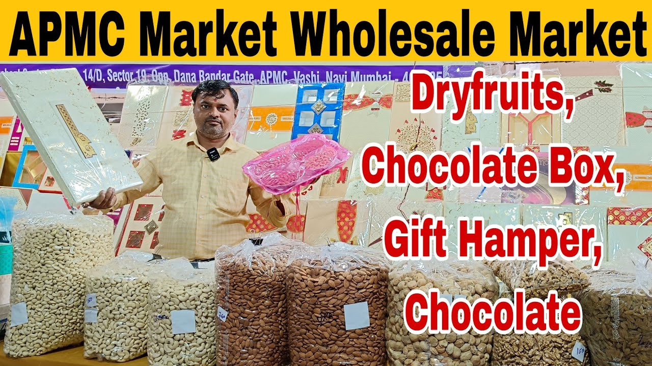 APMC Wholesale Market Navi Mumbai/ Dryfruits Box Hamper Box/ Diwali gift Packing Items