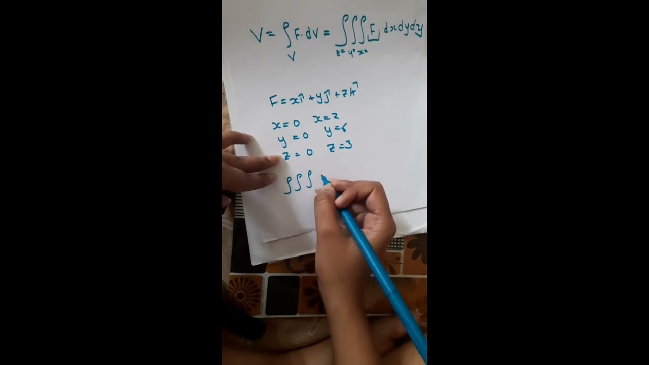 7.4:- Volume integral