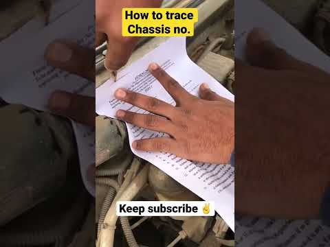 Why we trace chassis no.??? #facts #youtubeshorts
