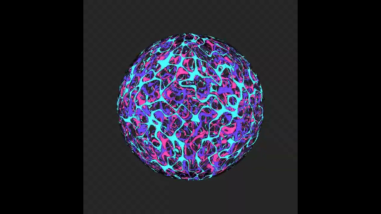 Ameba sphere. #openframeworks #programming #creativecoding