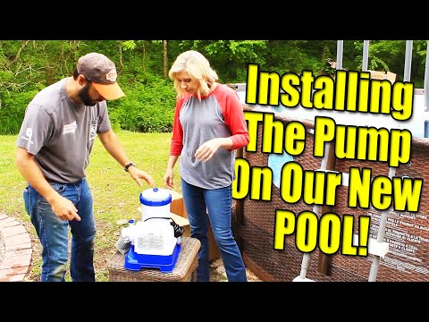 Installing The Pump For Our Coleman Above Ground Pool