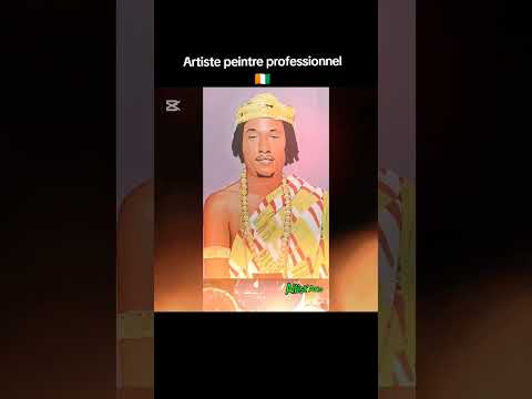 Artiste peintre professionnel ivoirien Allistair Irié #art