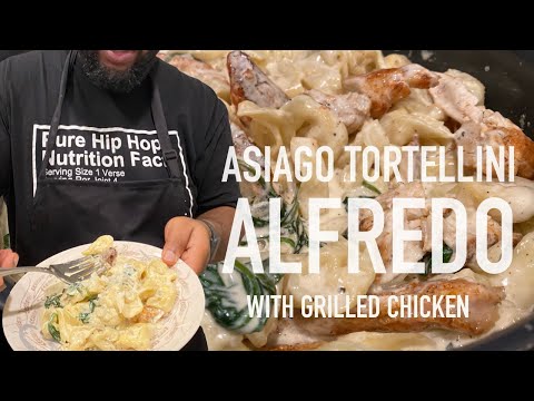 Asiago Tortellini Alfredo with Chicken | Olive Garden Copycat