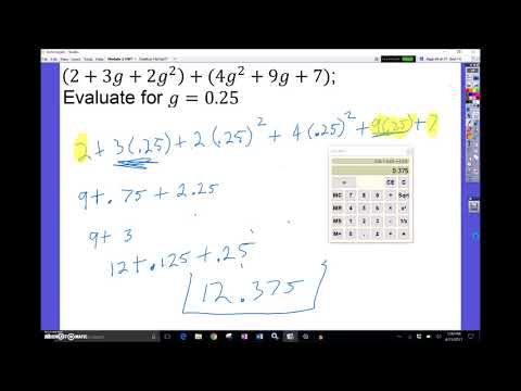 Simplifying Expressions and Algebra Tiles