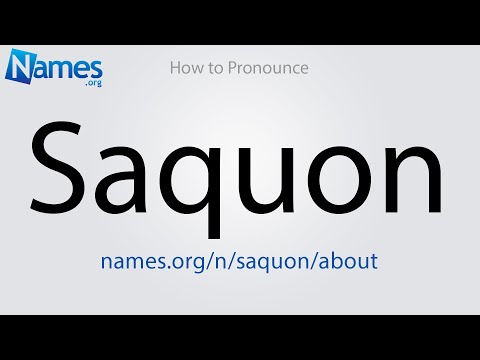 How to Pronounce Saquon