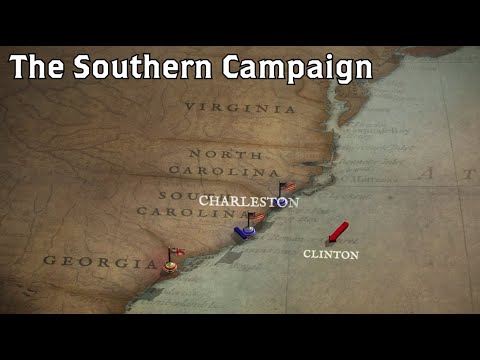 The Revolutionary War in the South: Animated Battle Map