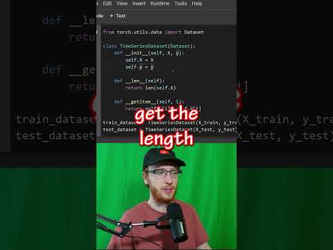 How to make a Custom Dataset in PyTorch #shorts