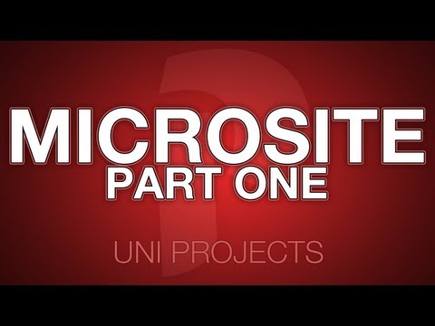 UNI GFX // Uni Projects - Microsite #1