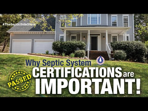 Why Septic System Certifications are Important