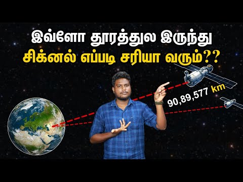 How do Satellites send signals correctly from Space? | Satellite communication explained in Tamil