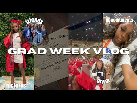 the end of a chapter…. I GRADUATED HIGH SCHOOL!!|grad week, appointments, pictures, grwm, outings|