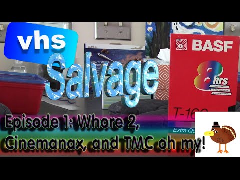 VHS Salvage-Episode 1: Whore 2, Cinemax, Shrunken Heads oh my! #VHS #oldcommercials