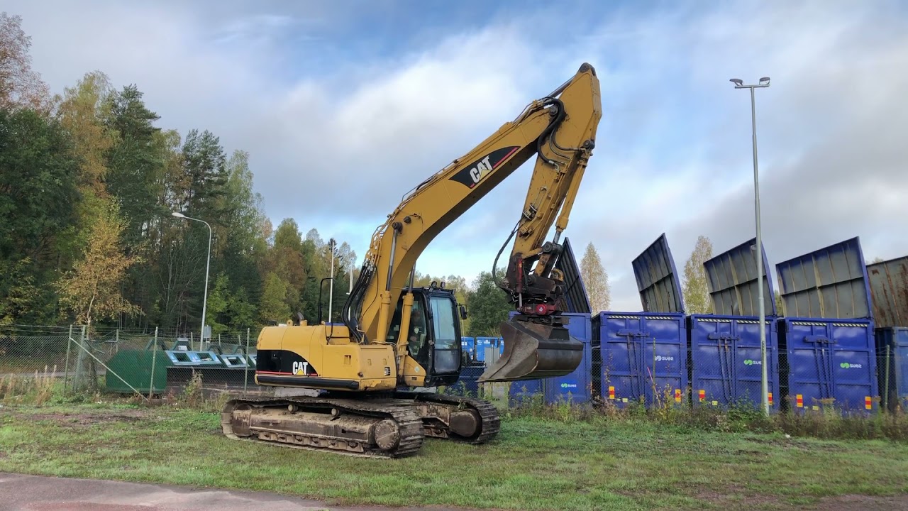Grävmaskin Cat 320CLU tiltrotator