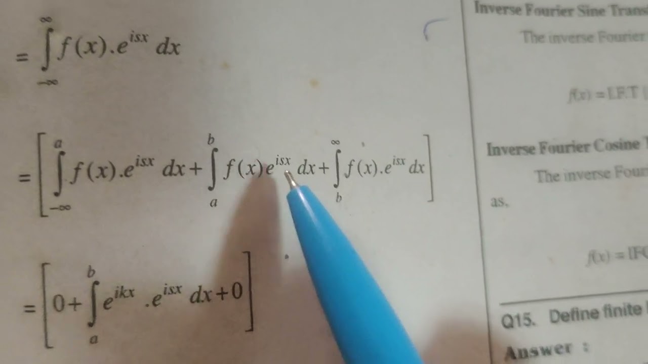 Find the fourier transform