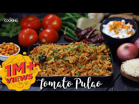 Tomato Pulao | Lunch Box Recipes | One Pot Recipes | Pulao Recipes | Rice Recipes