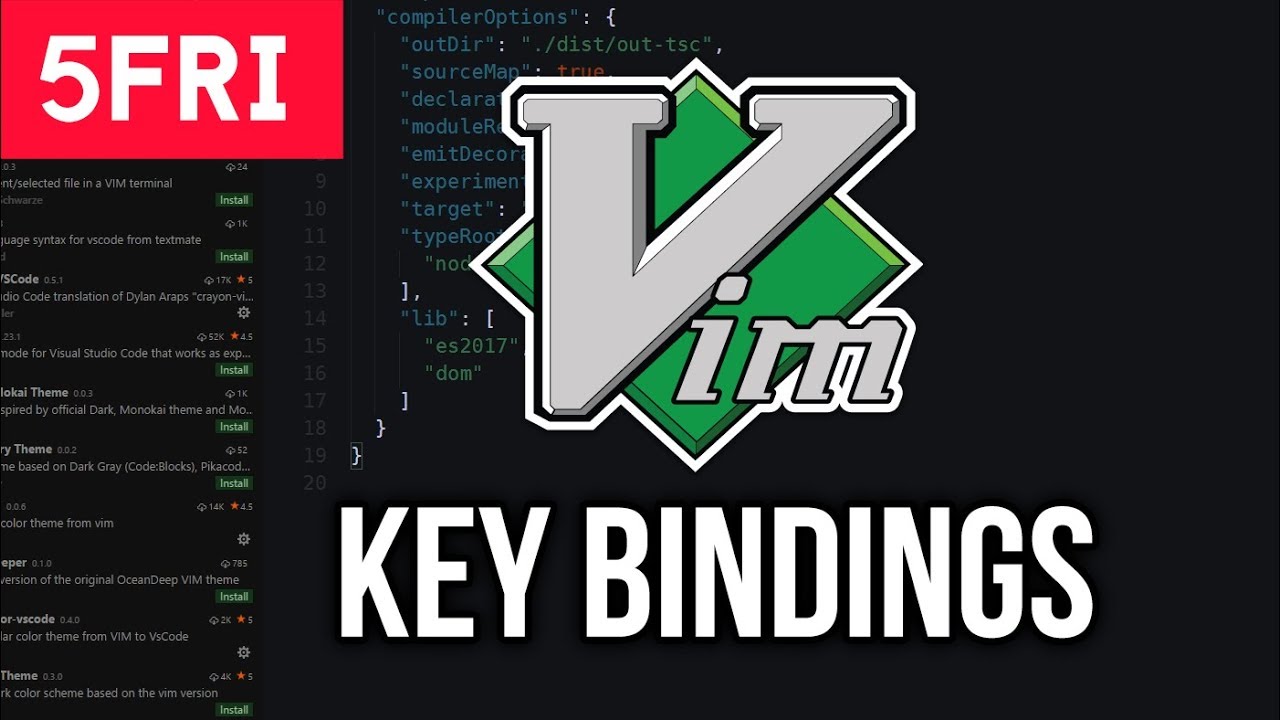 Basic Vim Keybindings for Navigation