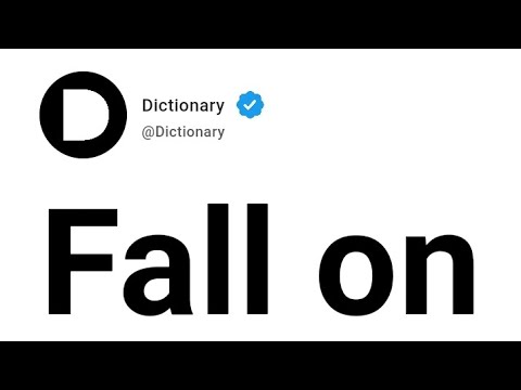 Fall on Meaning In English