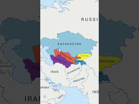 5 countries of central Asia ๐. #upsc #geography #mapping #asia #viral #trending