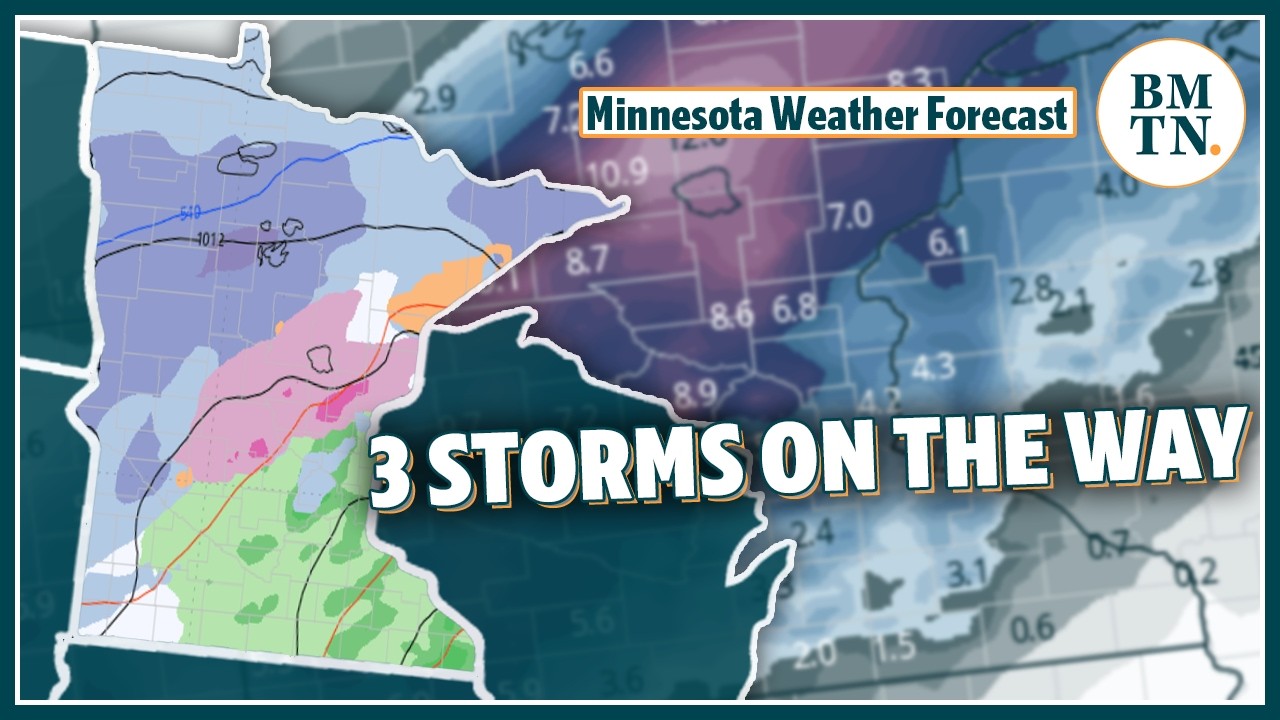Tracking 3 storms this week in Minnesota: All could bring rain, snow, and ice