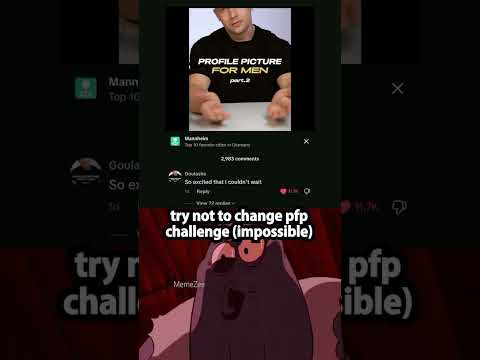try not to change pfp challenge