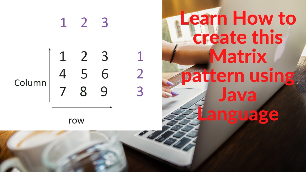 Matrix Pattern Using Java Language Using Eclipse.