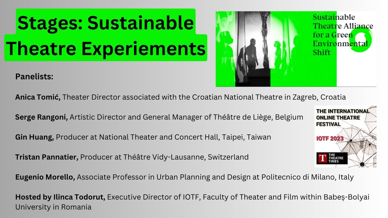 STAGES: Sustainable Theatre Experiments