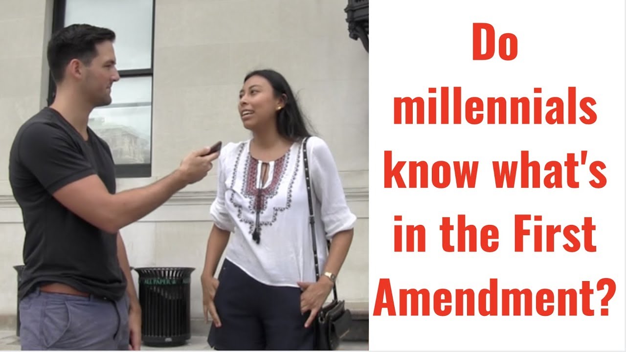 Do Millennials Know The First Amendment?