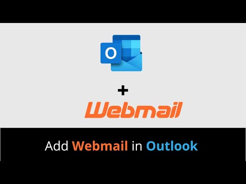 Add Webmail to Outlook