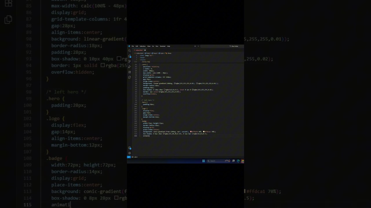 html power vs css power #coding #pythonanddjangofullstackwebdeveloper #python #css