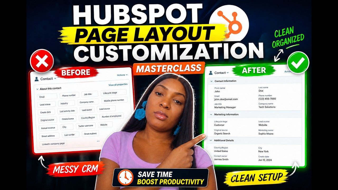 HubSpot Page Layout Customization Masterclass (Step-by-Step CRM Setup for Beginners & Admins)